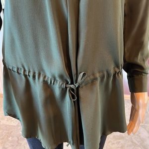 Rory Beca | Tops | Rory Beca Grace Silk Drawstring Tunic Xs | Poshmark